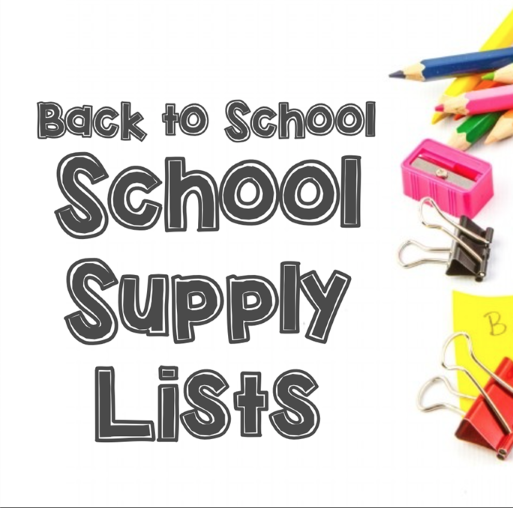 Elementary School Supply Lists