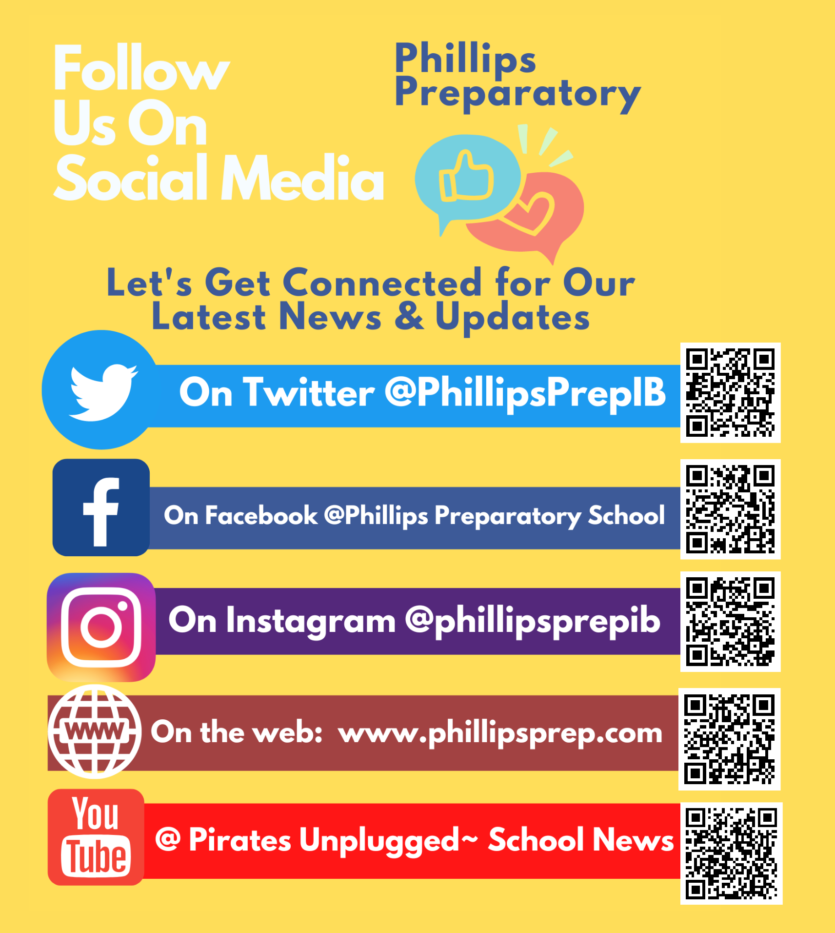 Follow Us On Social Media 