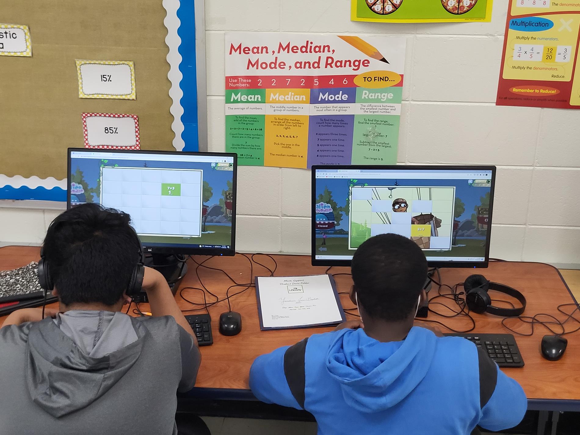 Sumter County Middle School Students Pursue Math Fact Fluency